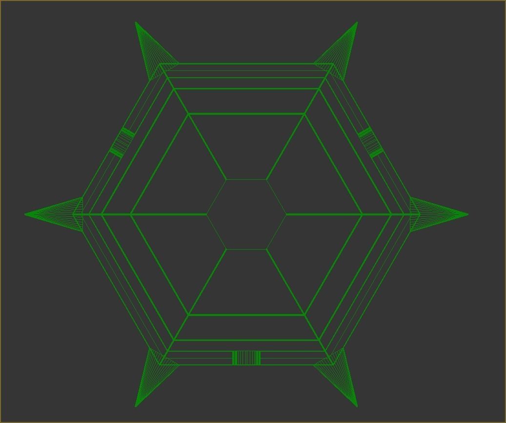Printable hexagonal ash tray 3D model 3D printable | CGTrader