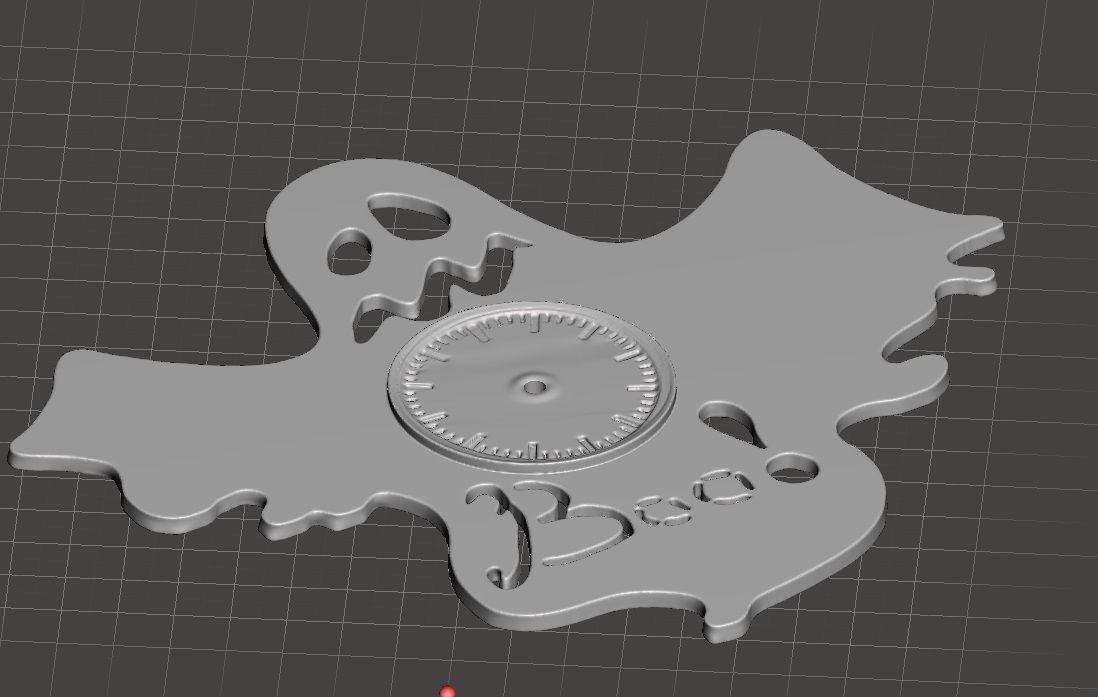 ghost boo clock 3D model 3D printable | CGTrader