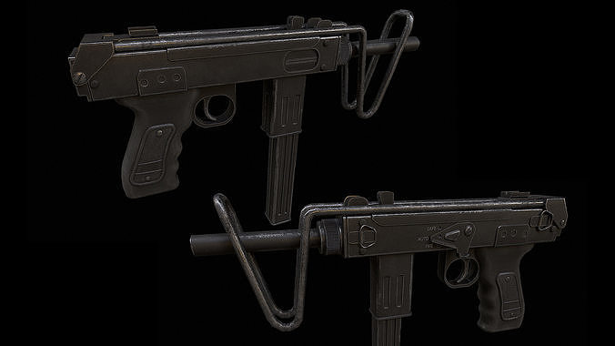 K6-92 Machine Pistol 3D model | CGTrader