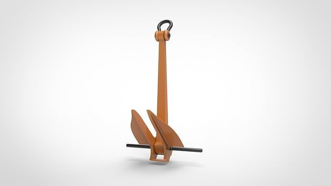 Danforth Anchor 3D model | CGTrader