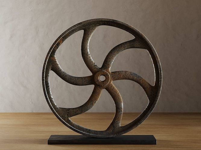 Sewing Machine Wheel 3D model | CGTrader