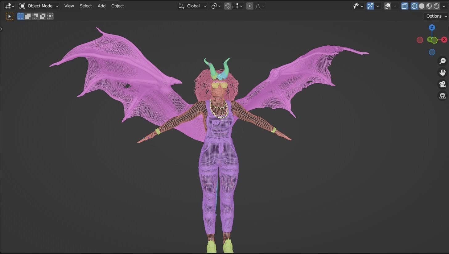 SUCCUBUS DEMON GIRL- FANTASY CHARACTER 3D model rigged | CGTrader