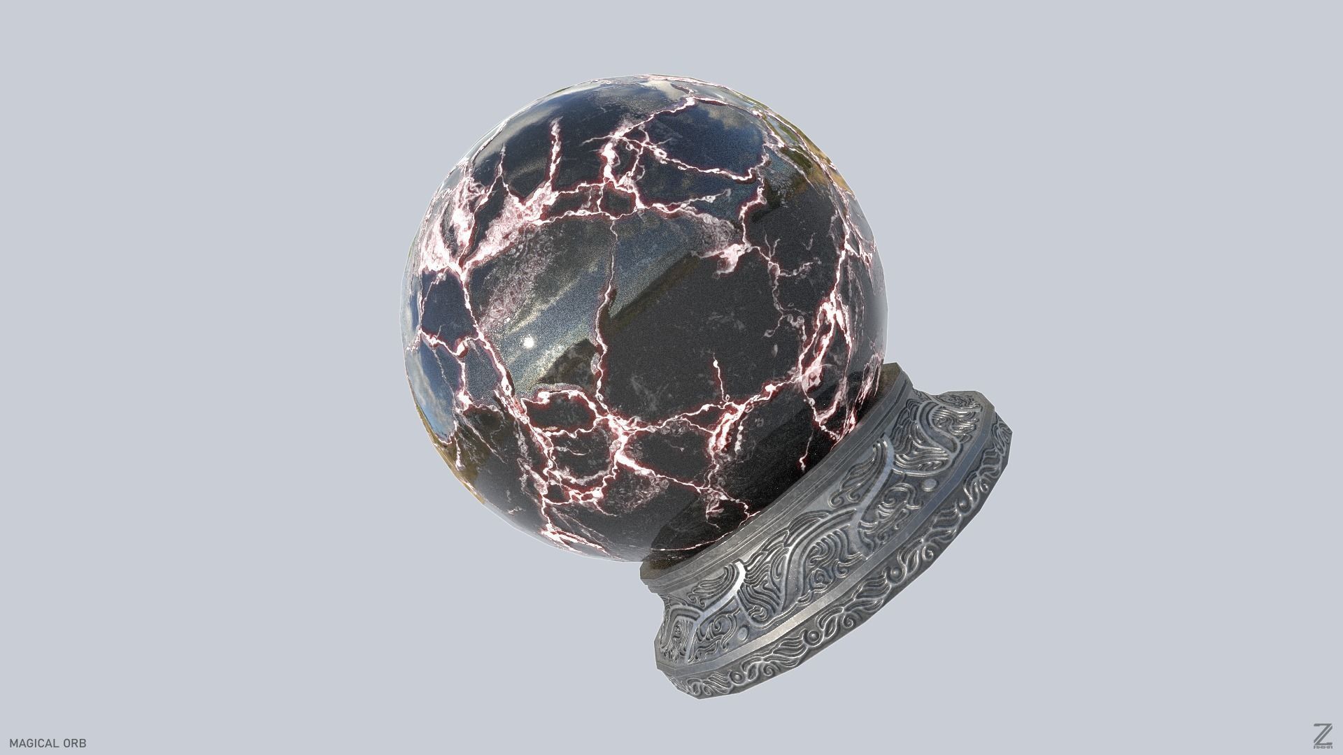 3D model Magical Orb VR / AR / low-poly | CGTrader