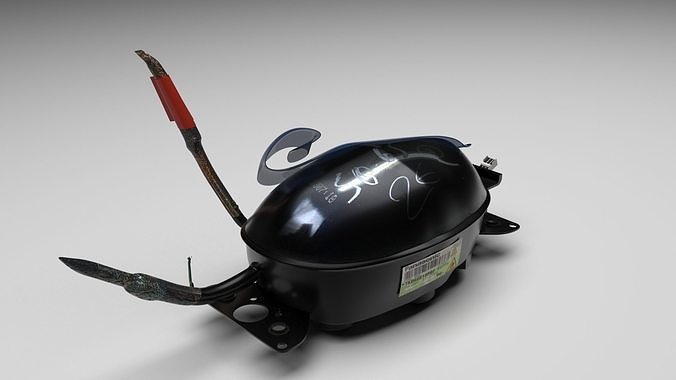 Refrigerator Compressor 3D model | CGTrader