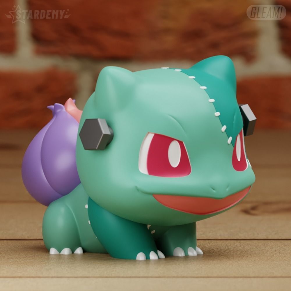 Bulbasaur Chibi Halloween Frankenstein Pokemon 3D model 3D printable ...