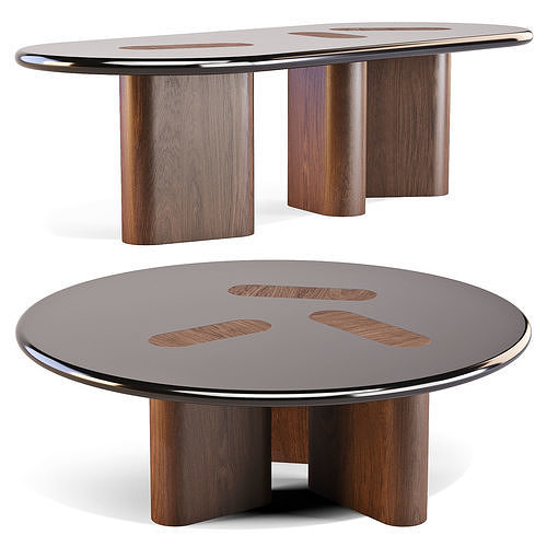 EmmeMobili Fatty - Dining Tables Set 02 3D model | CGTrader