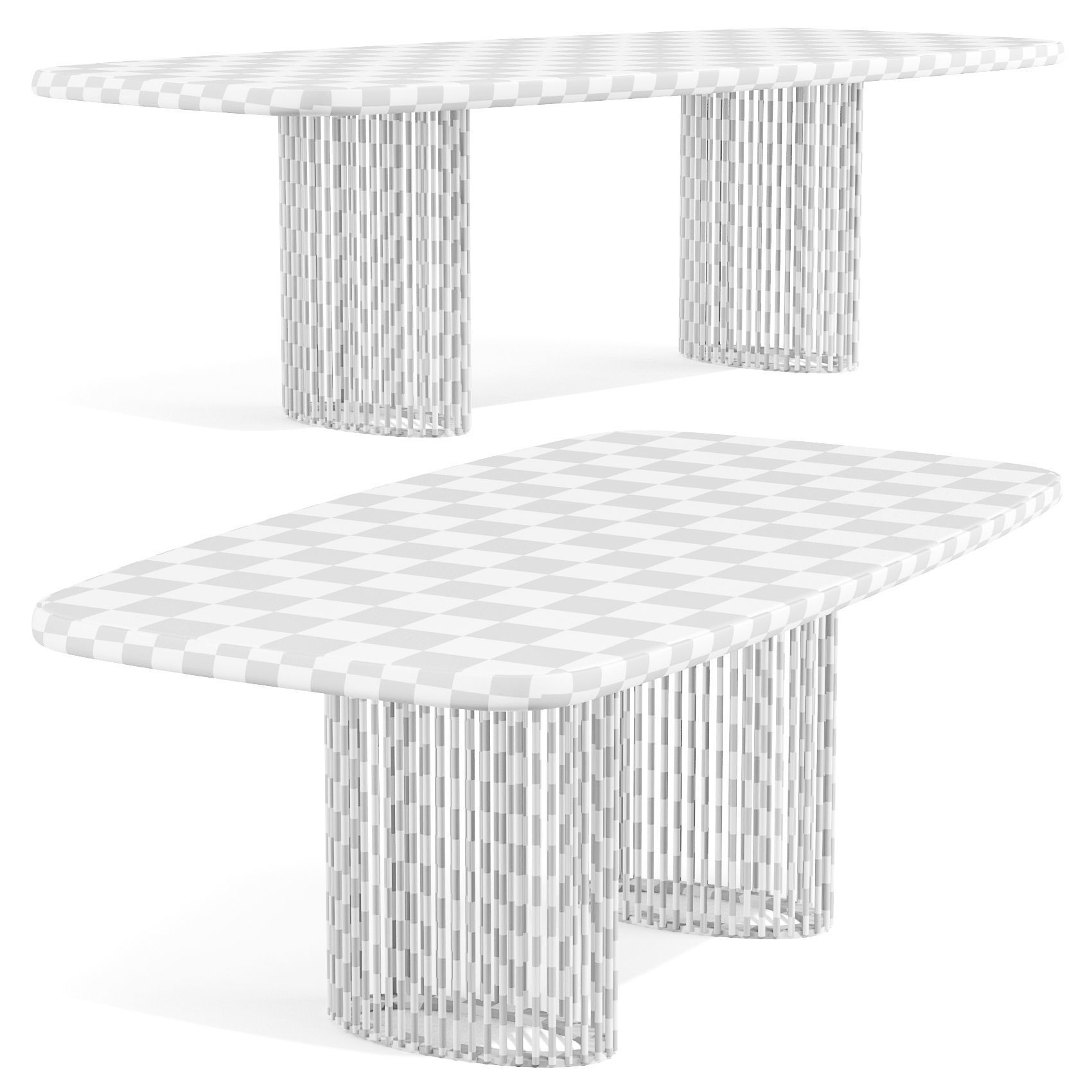 Bonaldo Luna Bianca - Dining Tables 3D model | CGTrader
