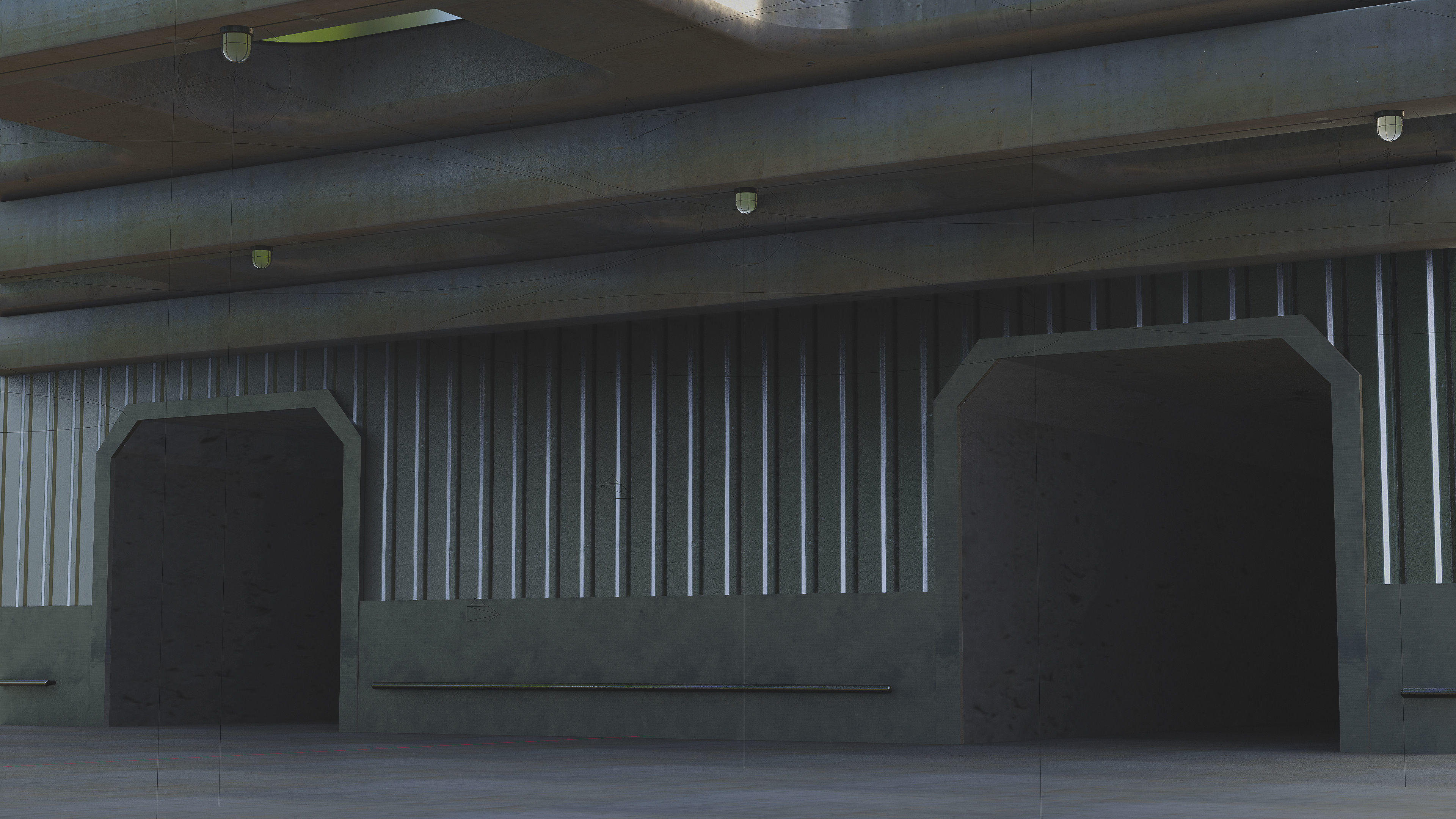 Hangar 3D model | CGTrader