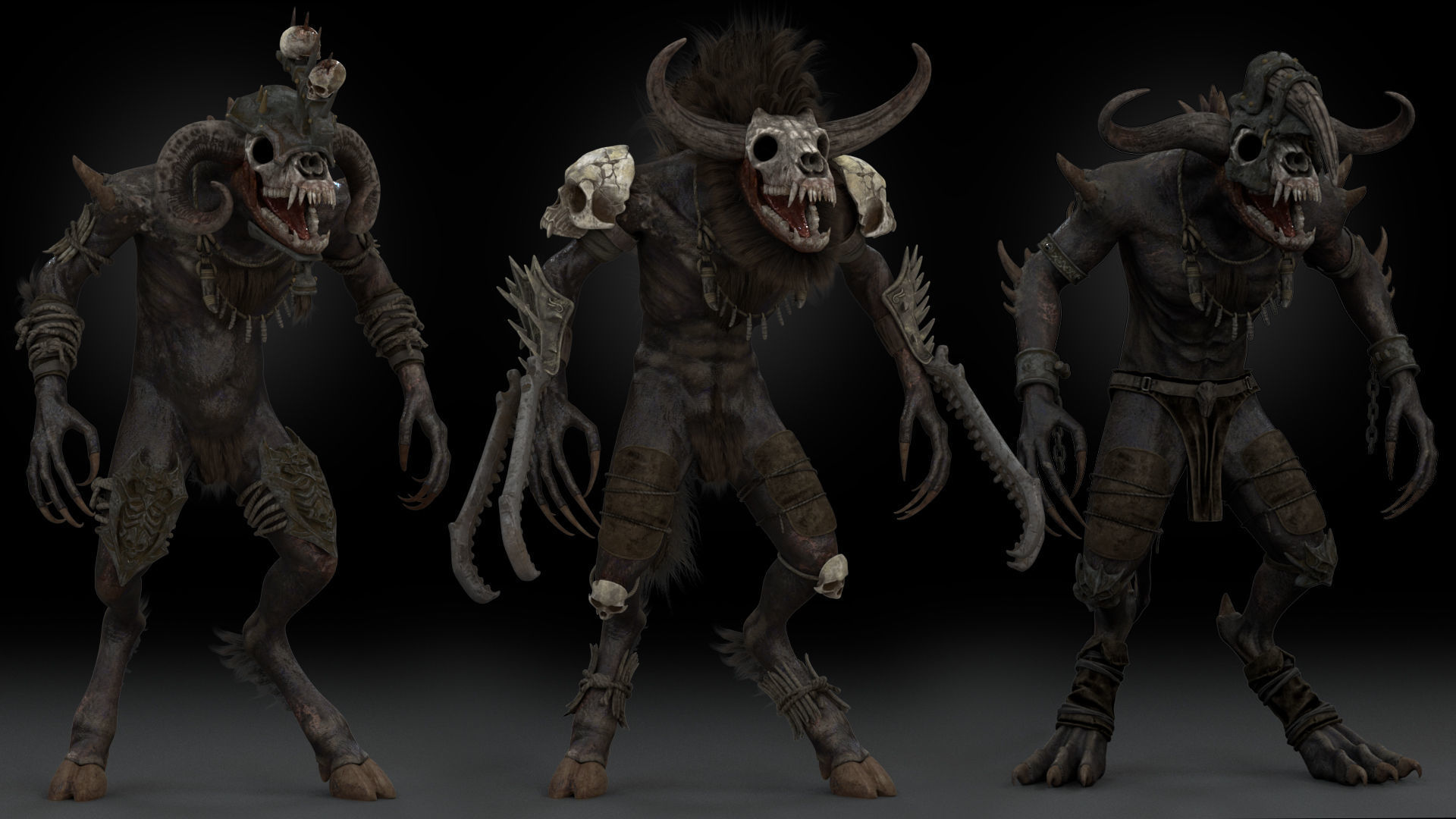 3D model Gloomfang Beast Rigged Game Ready VR / AR / low-poly | CGTrader