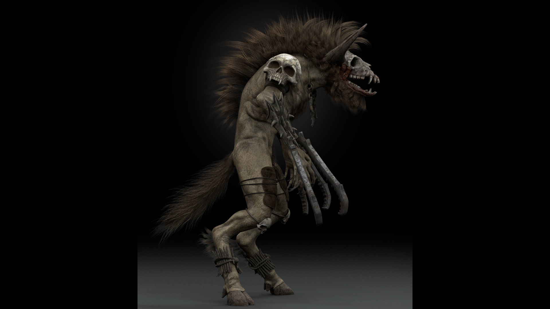 3D model Gloomfang Beast Rigged Game Ready VR / AR / low-poly | CGTrader