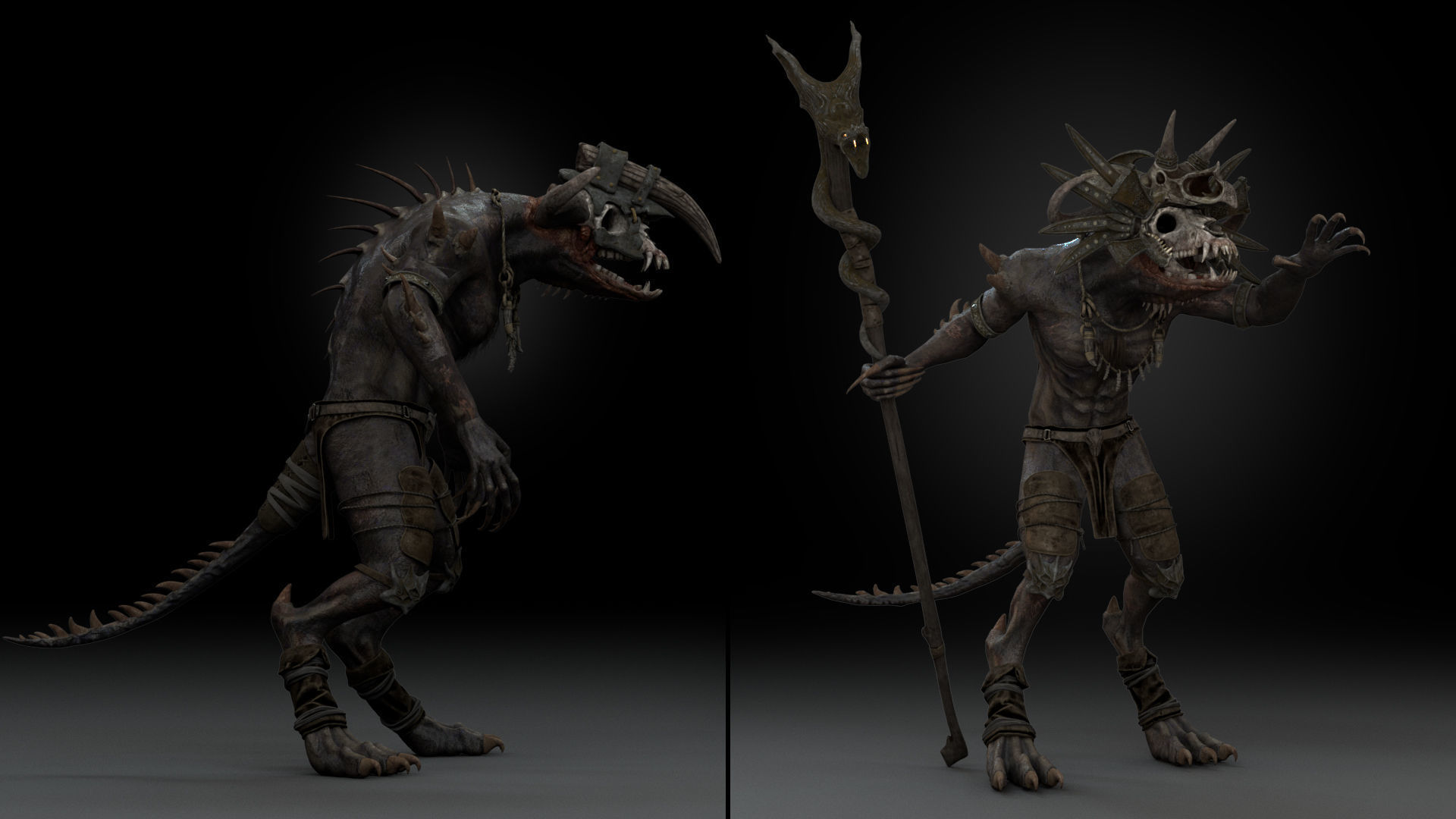 3D model Gloomfang Beast Rigged Game Ready VR / AR / low-poly | CGTrader