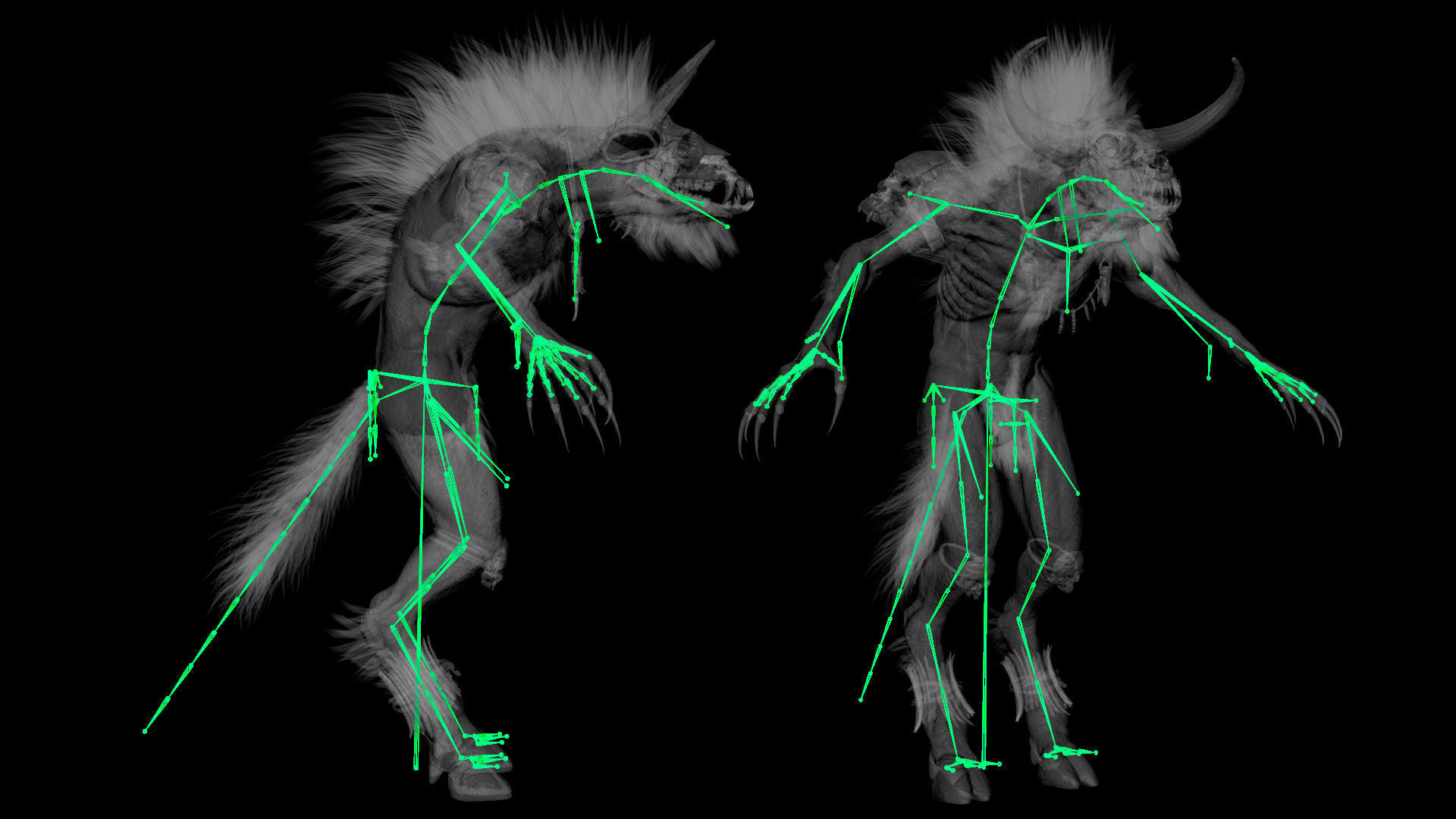 3D model Gloomfang Beast Rigged Game Ready VR / AR / low-poly | CGTrader