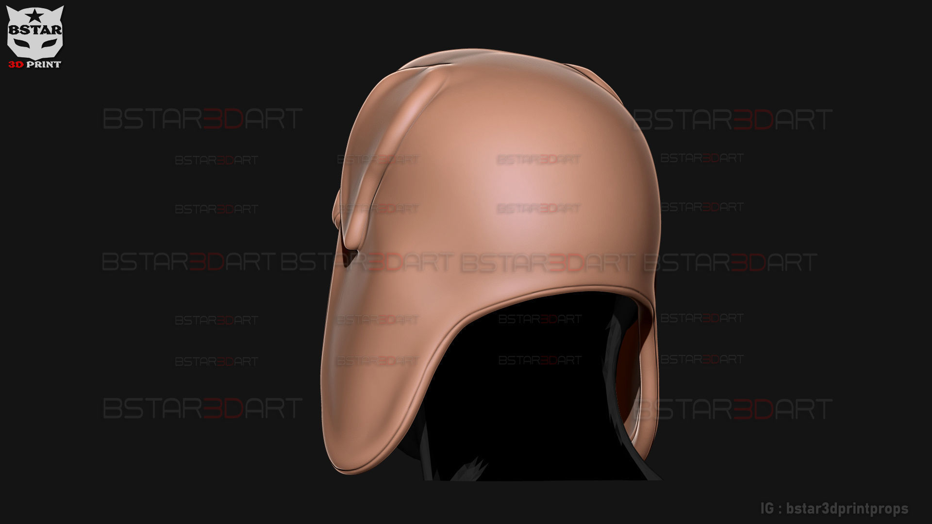 Garp Dog Hat - One Piece Live Action Cosplay 3D model 3D printable ...