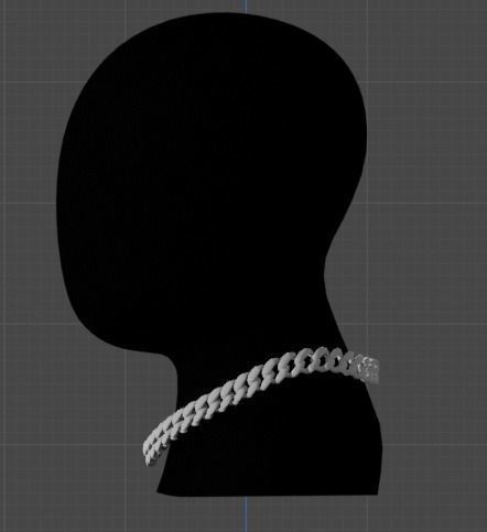 3D model Make a Style Statement with Our Cuban Chains VR / AR / low ...