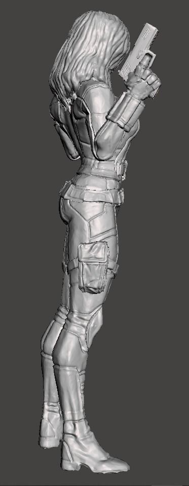 black widow 3d model for 3d printing 3D model 3D printable | CGTrader