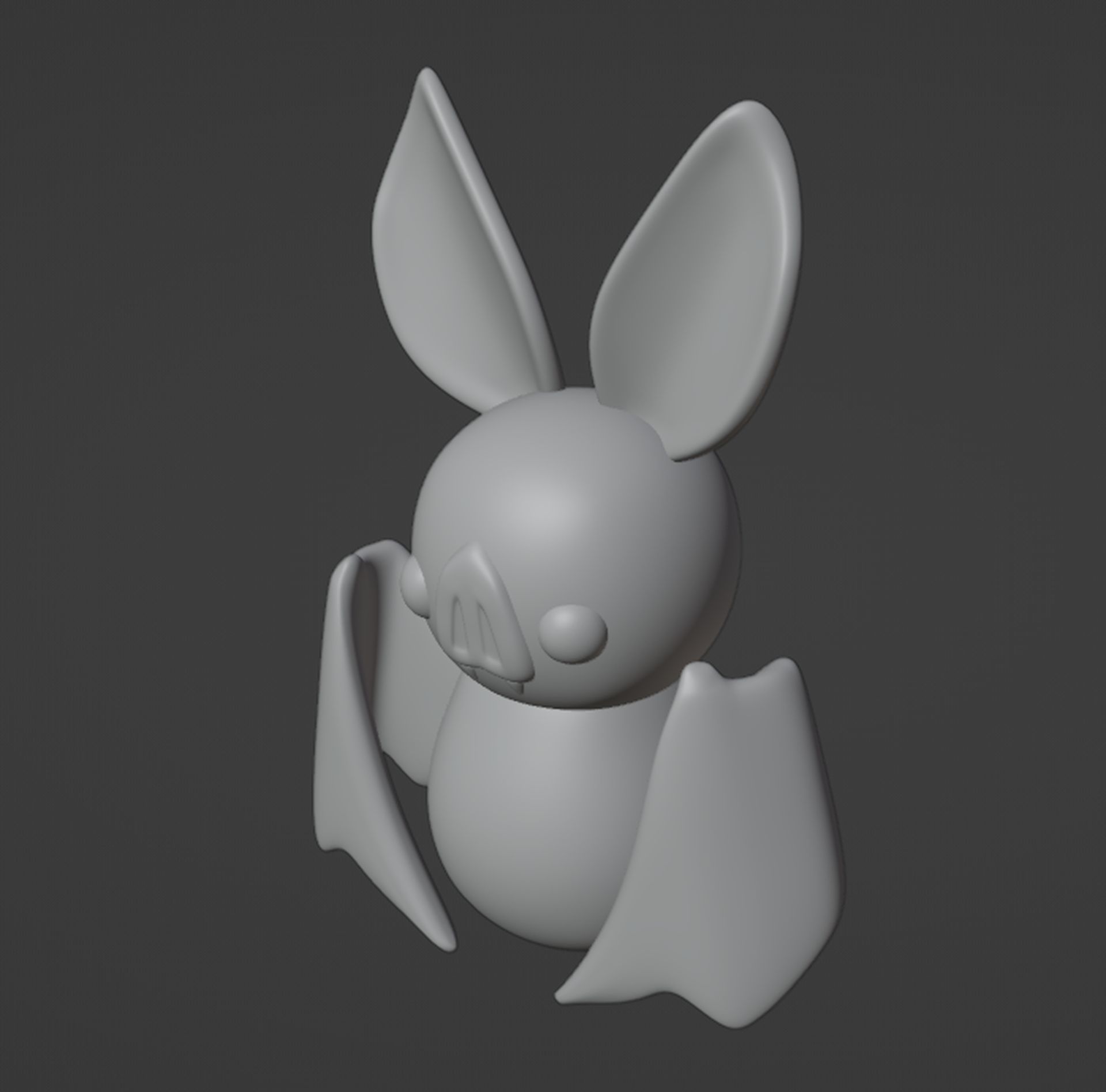 Bat Figurine 3D model 3D printable | CGTrader