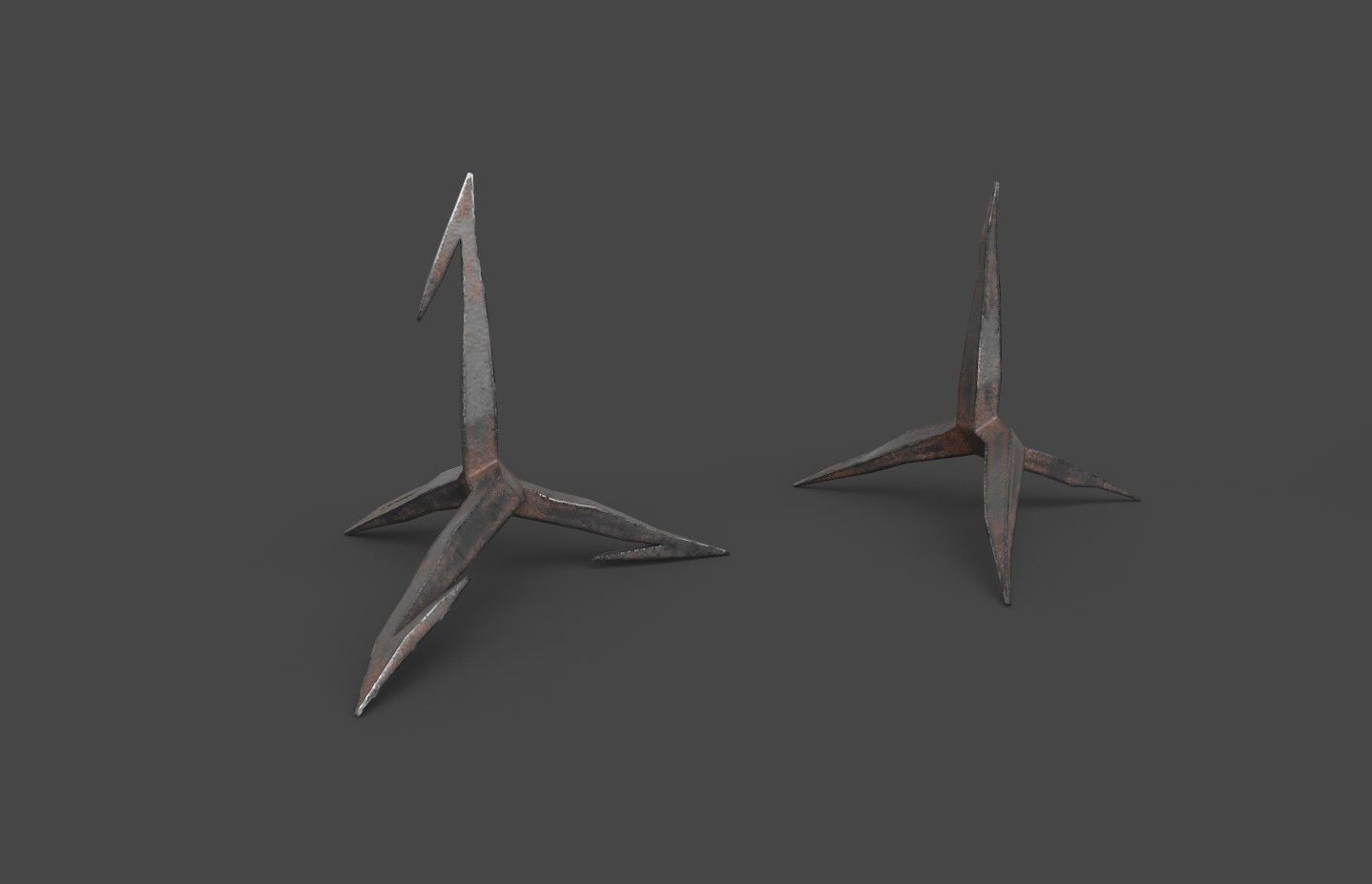 3D model Foot trap caltrops crows feet VR / AR / low-poly | CGTrader
