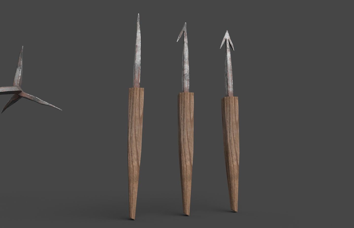 3D model Foot trap caltrops crows feet VR / AR / low-poly | CGTrader