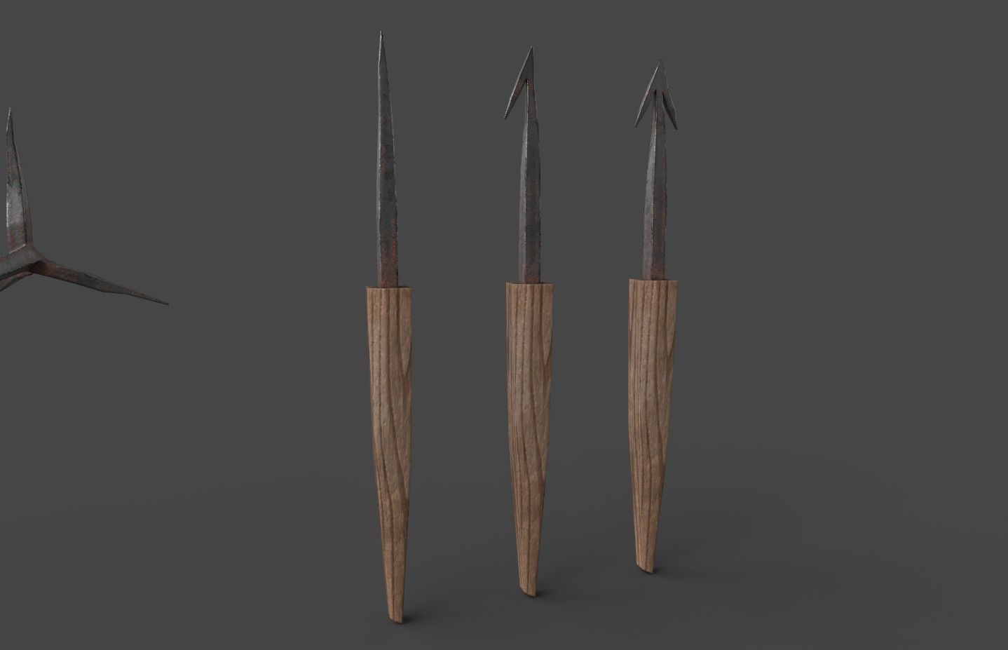 3D model Foot trap caltrops crows feet VR / AR / low-poly | CGTrader