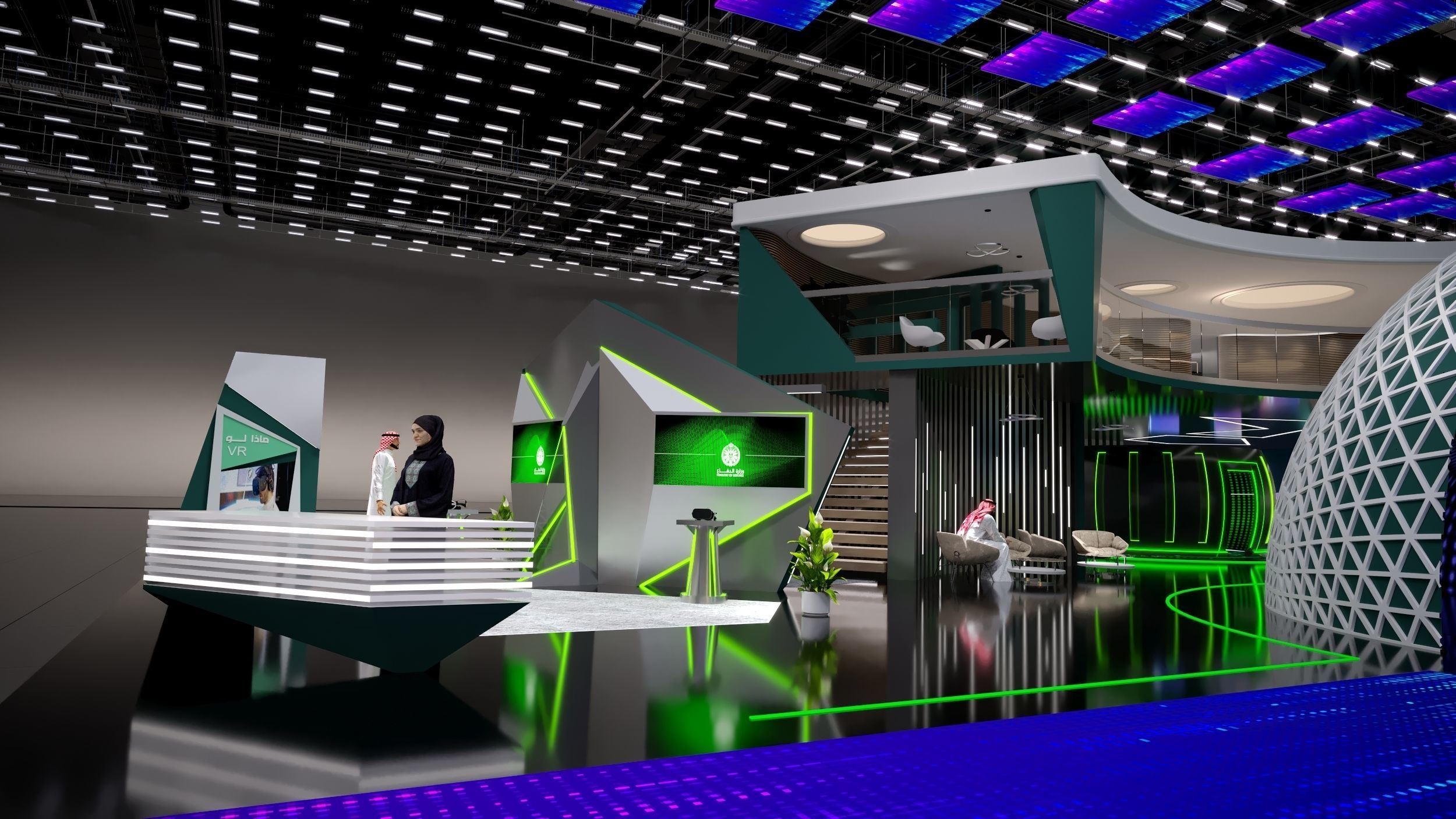 booth Ministry of Defense 1000m 3D model animated rigged | CGTrader