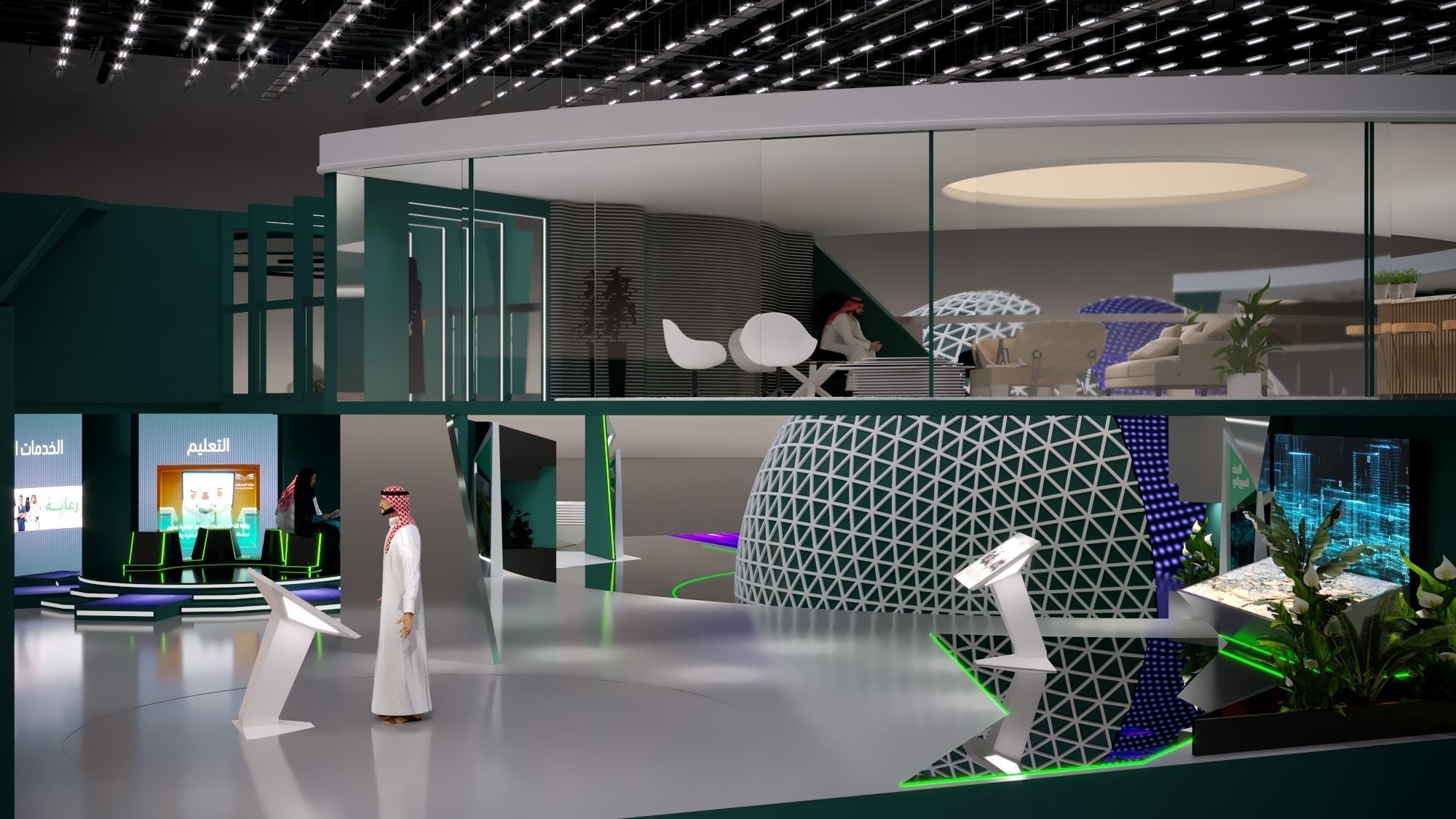 booth Ministry of Defense 1000m 3D model animated rigged | CGTrader