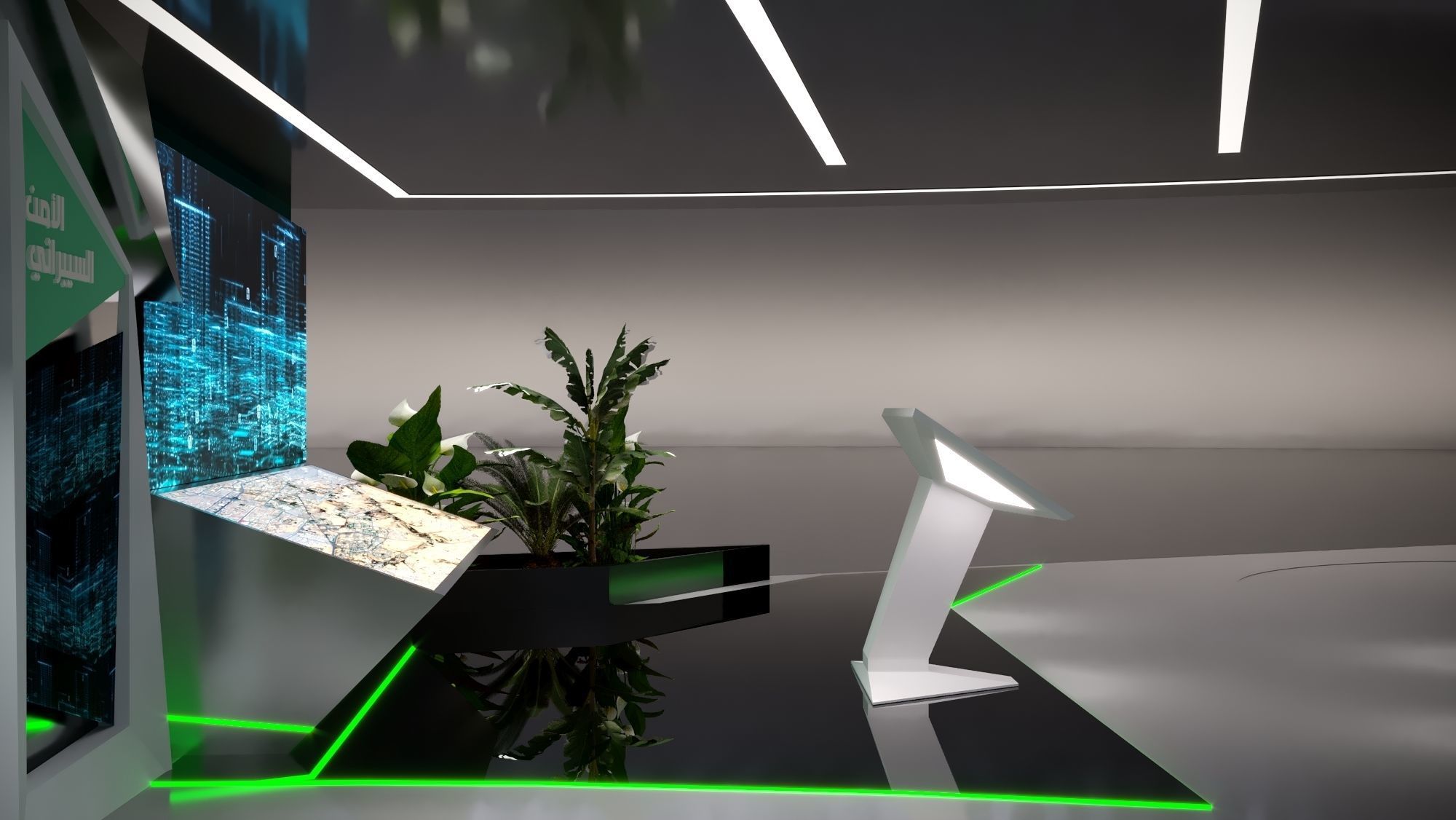 booth Ministry of Defense 1000m 3D model animated rigged | CGTrader