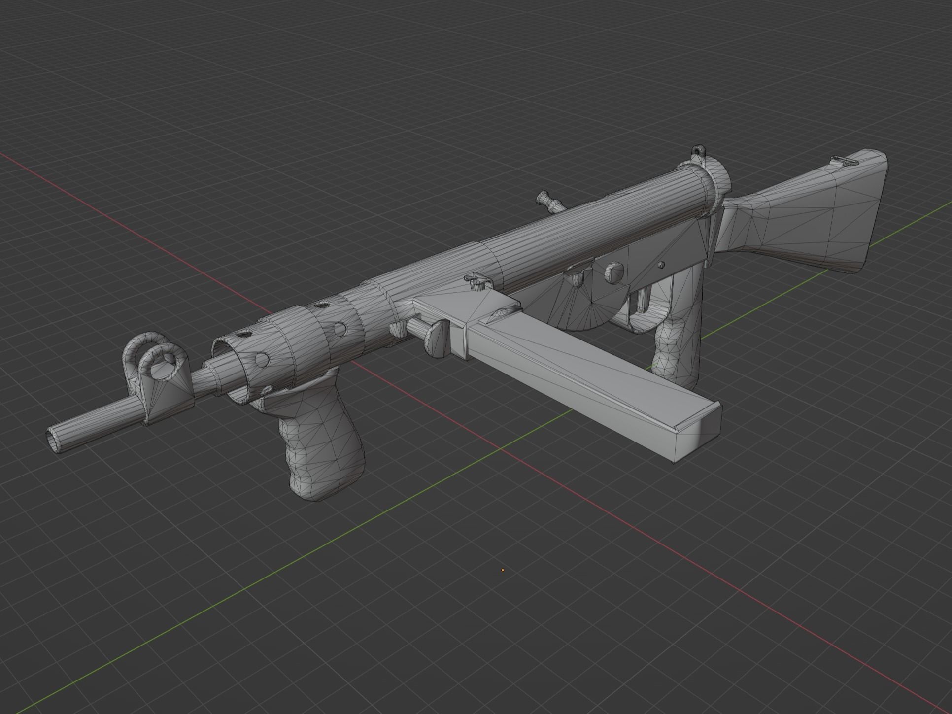 3D model Sten Mk5 VR / AR / low-poly | CGTrader