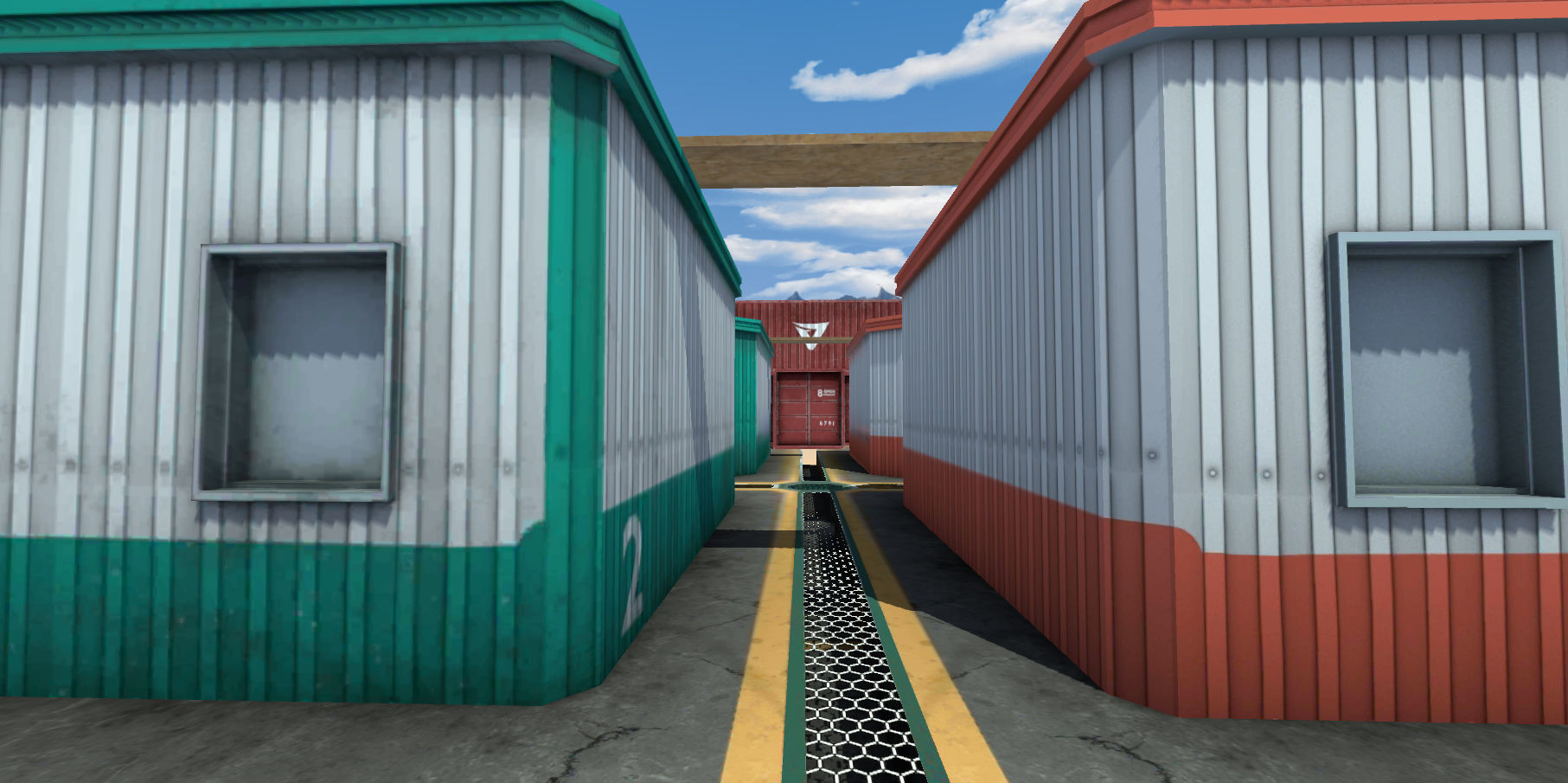 Mobile FPS Game Environment Map cs ice world counter strike 3D model ...