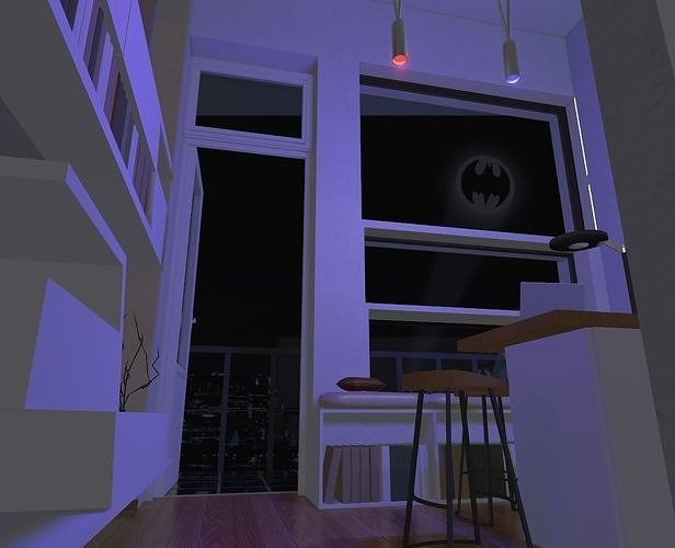 the batman house 3D model | CGTrader