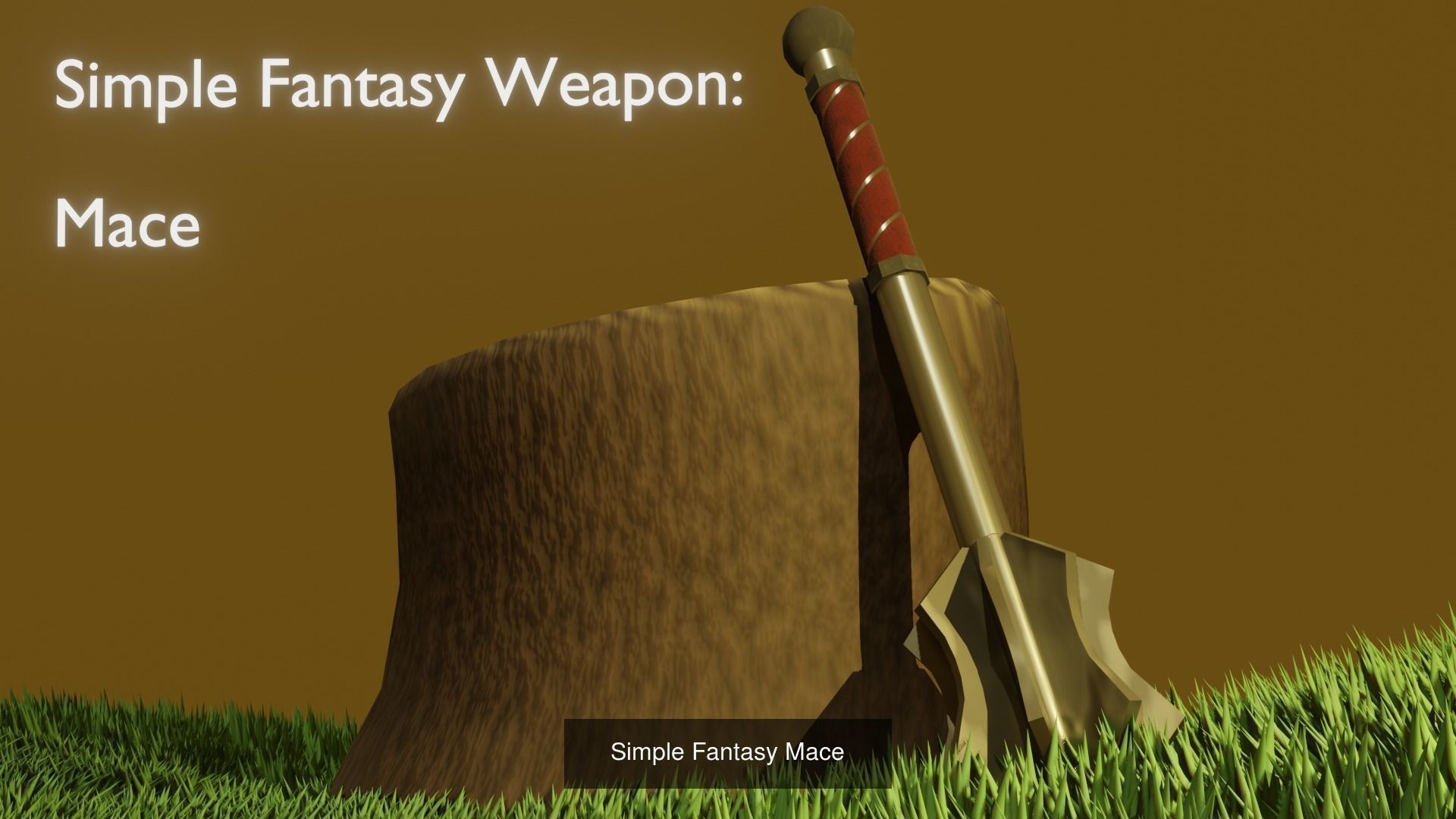 3D Model Collection Simple Fantasy Weapons Pack VR / AR / low-poly ...
