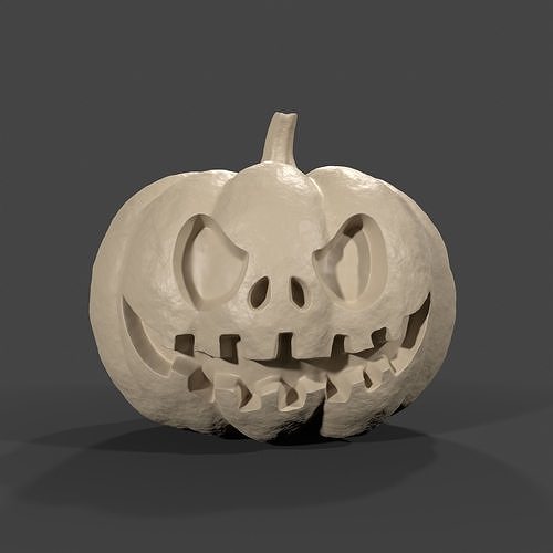 Halloween Pumpkin Jack-O-Lantern Print 3D model 3D printable | CGTrader