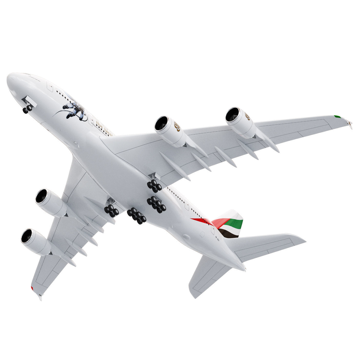 Airbus A380-800 aircraft 3D model | CGTrader