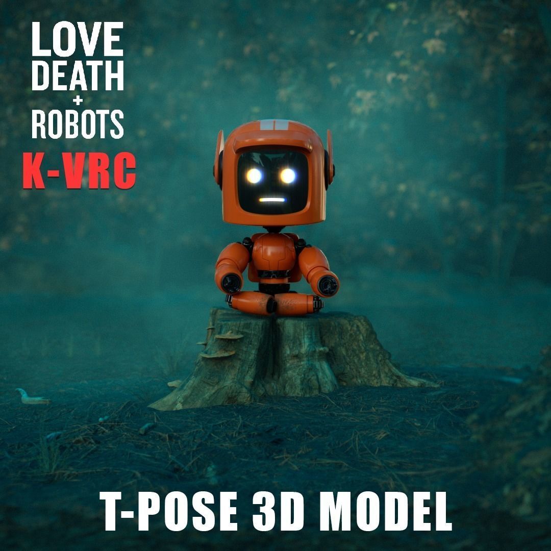3D model Love Death Robots K-VRC T-Pose 3D Model VR / AR / low-poly | CGTrader