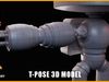 3D model Love Death Robots K-VRC T-Pose 3D Model VR / AR / low-poly ...