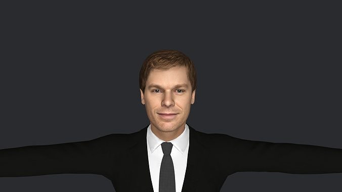 Dexter Morgan Hyper Realistic Full Body Rigged Character 3D model ...