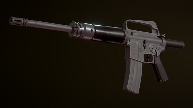 3D model M231 Firing Port Weapon VR / AR / low-poly | CGTrader