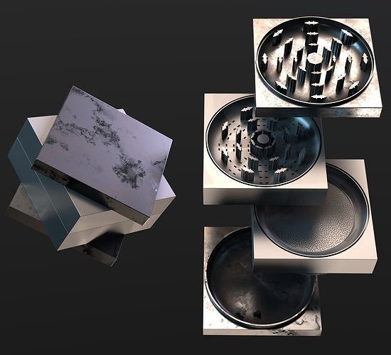 3D model Grinder VR / AR / low-poly | CGTrader