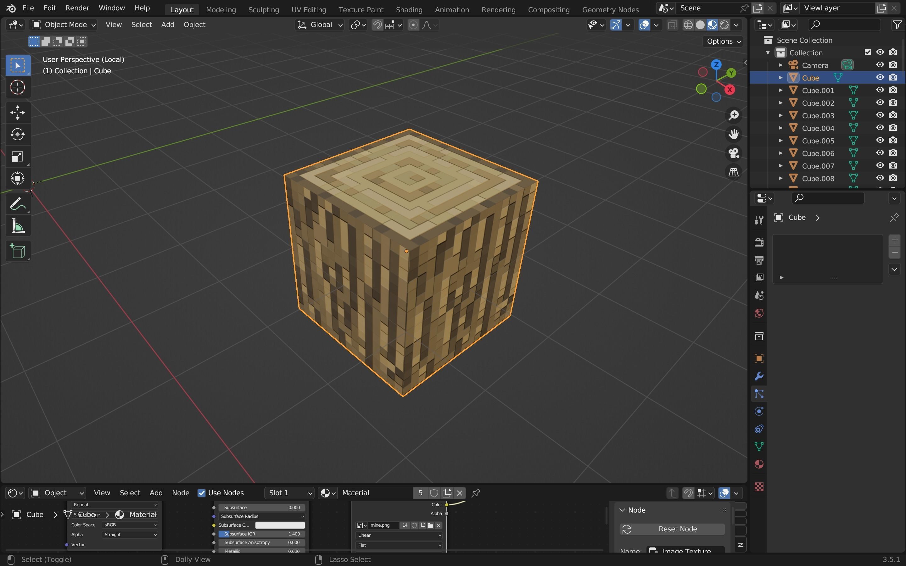 Minecraft wood blocks free VR / AR / low-poly Texture | CGTrader