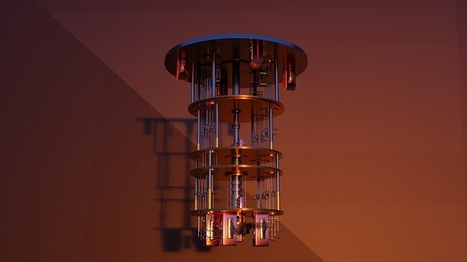 Quantum computer 3D model | CGTrader