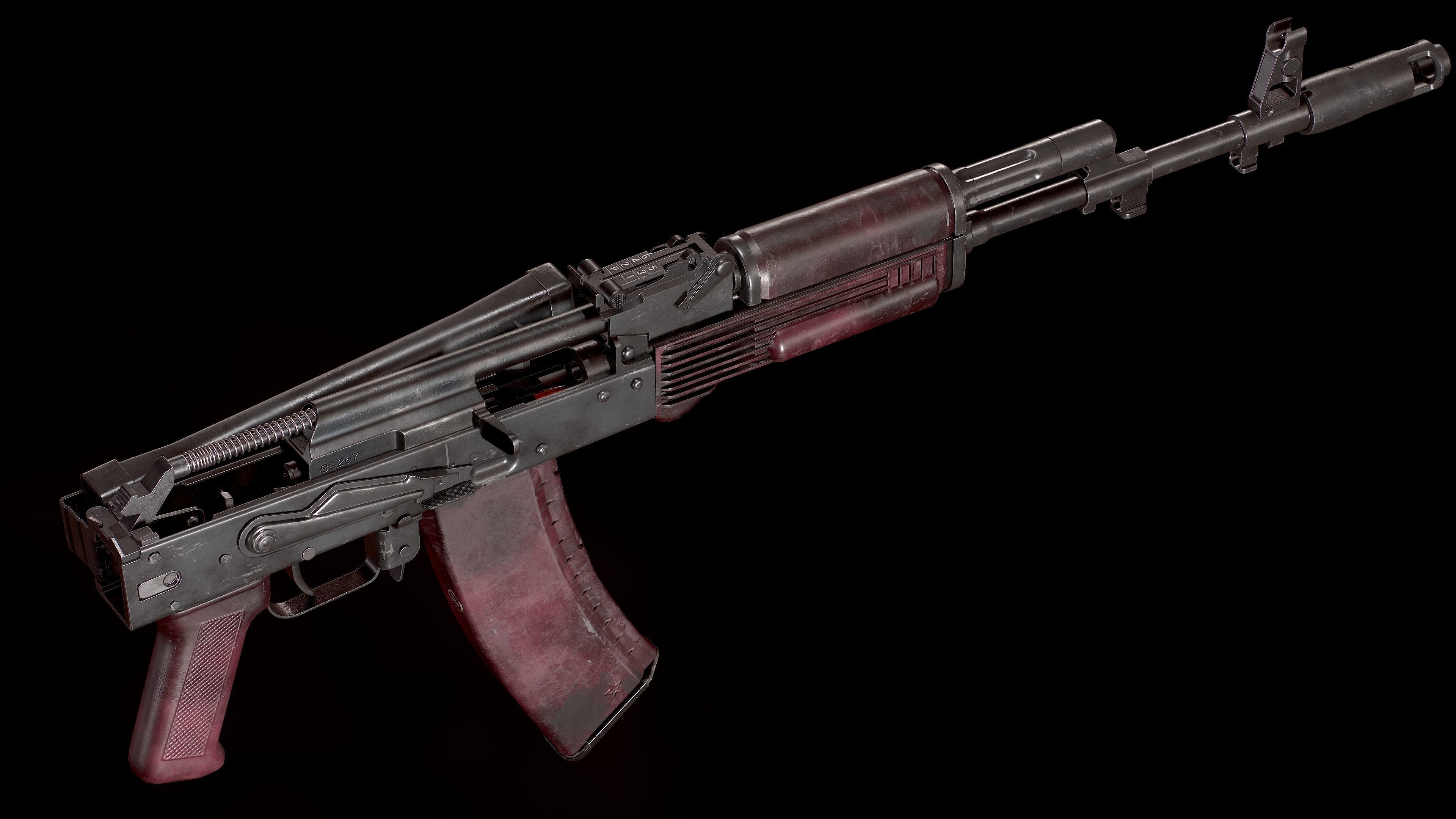 3D model AK74M VR / AR / low-poly | CGTrader
