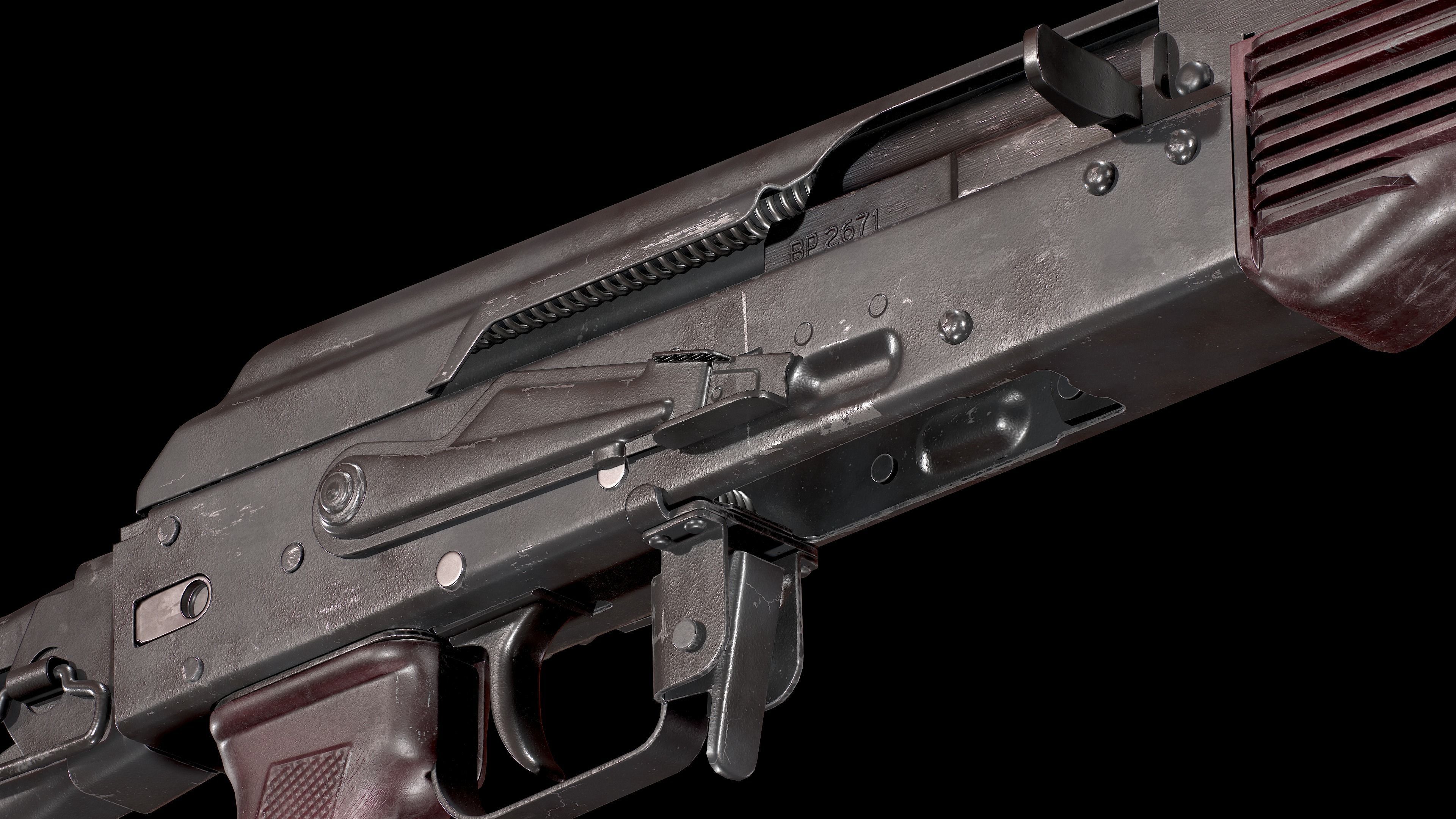 3D model AK74M VR / AR / low-poly | CGTrader