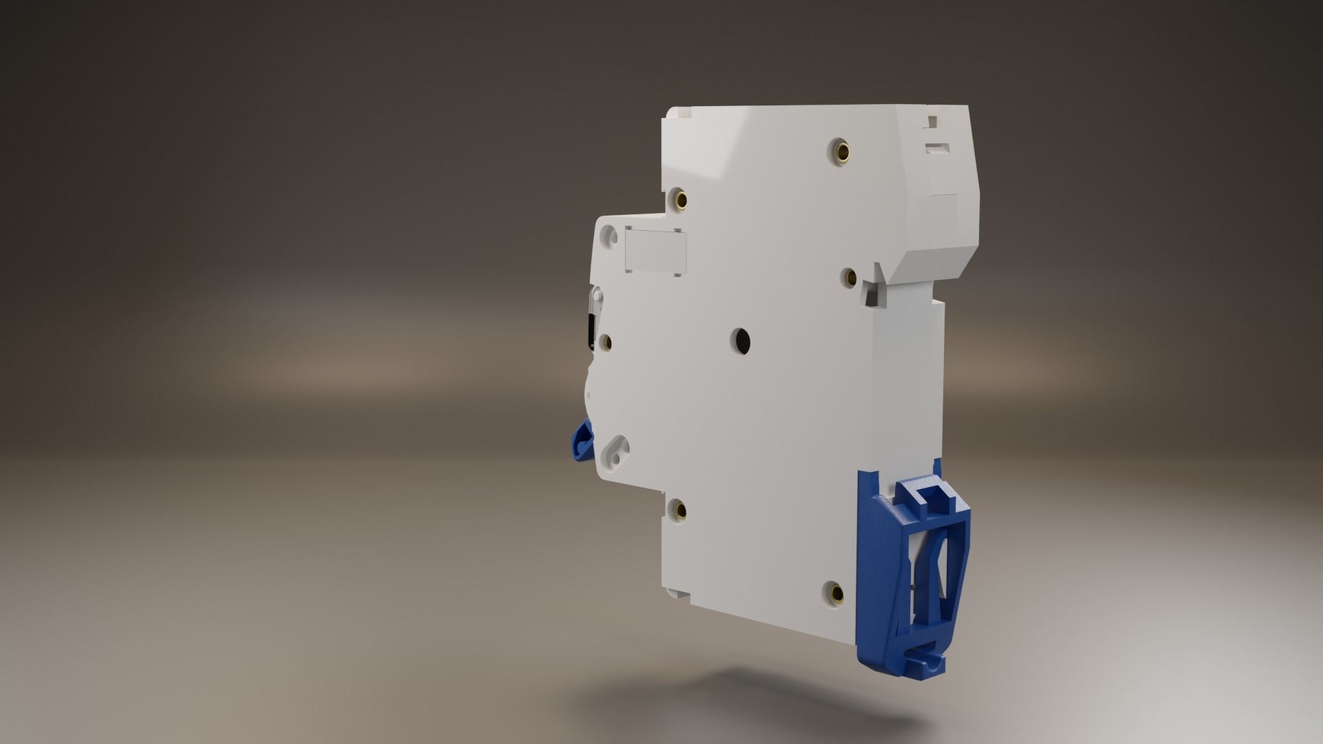 Electrical part 1pole Miniature Circuit Breaker 3D model | CGTrader