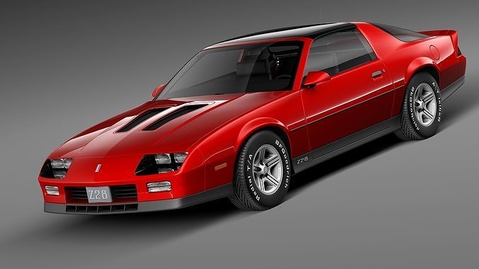 Chevrolet Camaro Z28 1990 3D model | CGTrader