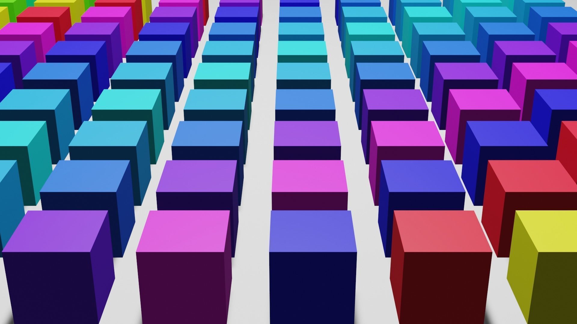 CUBES WITH COLOR free VR / AR / low-poly 3D model | CGTrader