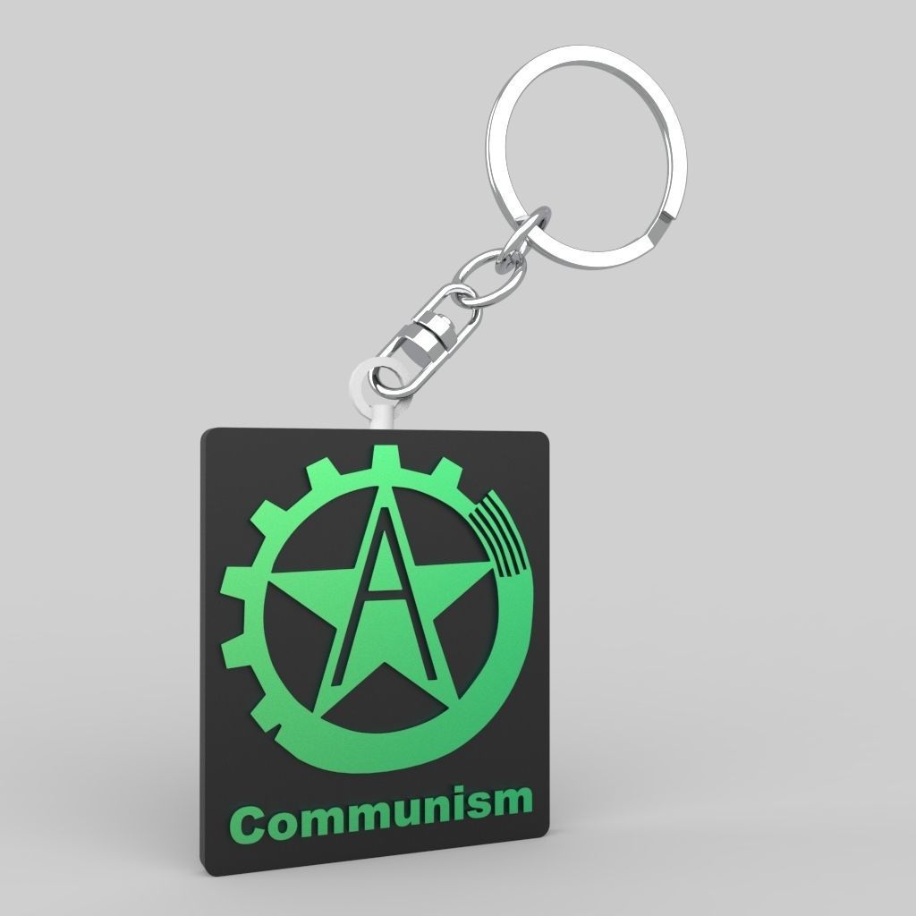 Communism Symbol 3D Printable Key chain 3D model 3D printable | CGTrader