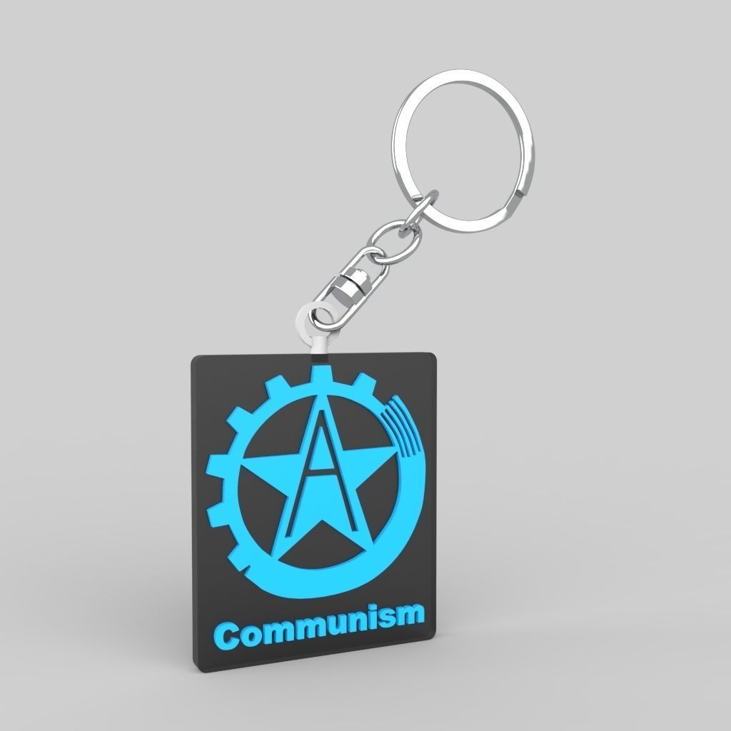 Communism Symbol 3D Printable Key chain 3D model 3D printable | CGTrader