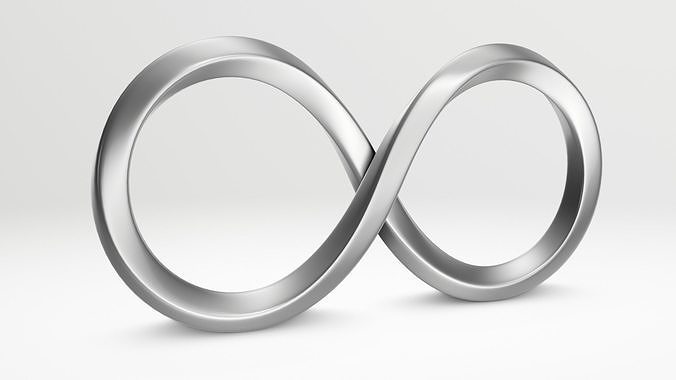 3D model Infinity Symbol VR / AR / low-poly | CGTrader
