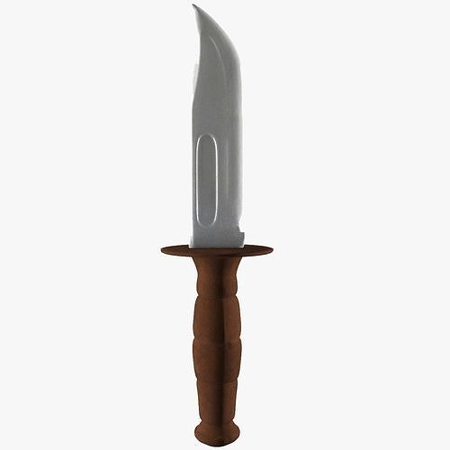 3D model Skinning Knife VR / AR / low-poly | CGTrader