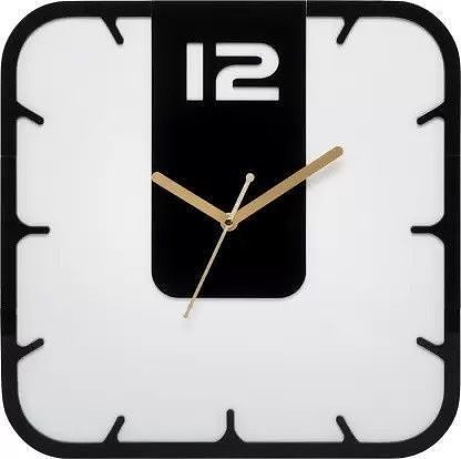 3D print large decorative square new wall clock 3D model 3D printable ...