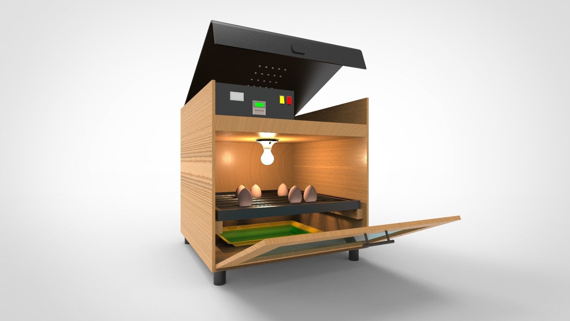 egg incubator 3D model | CGTrader